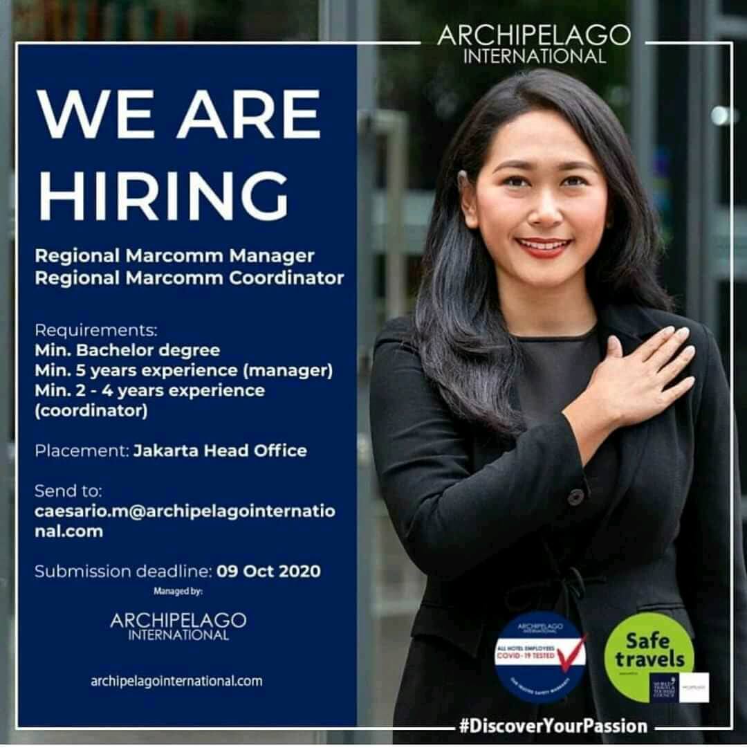 Archipelago International - HHRMA Hotel Job Vacancy Indonesia